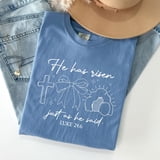 He Has Risen Just As He Said Bible Verse Shirt Christian Easter Gift ...
