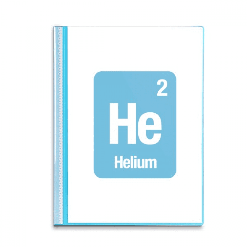 He Helium Checal Element Science Book Sheet Protectors Portfolio Binder Folder - Walmart.com