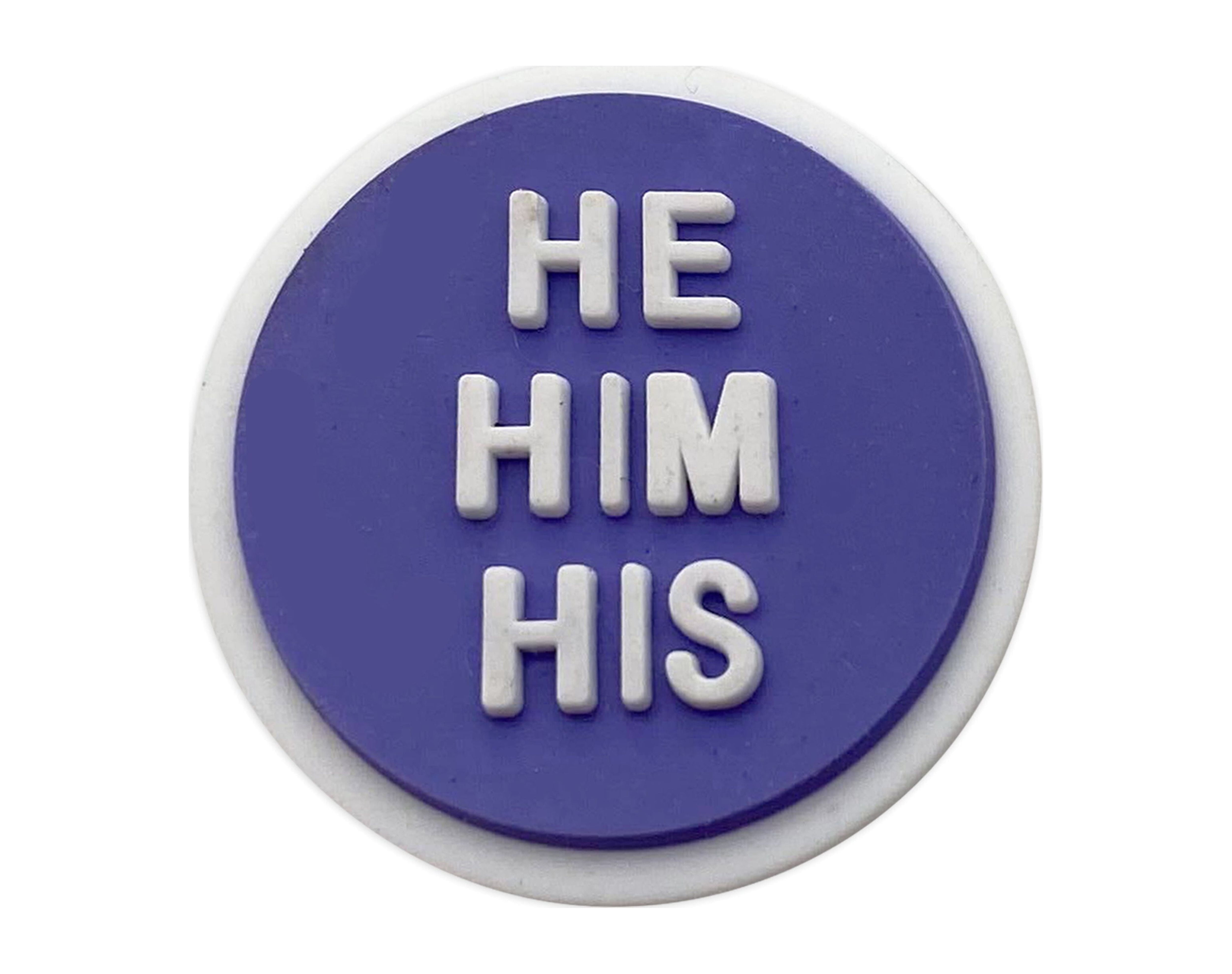 He Him Pronoun Silicone Pins - 5 Pins - Walmart.com