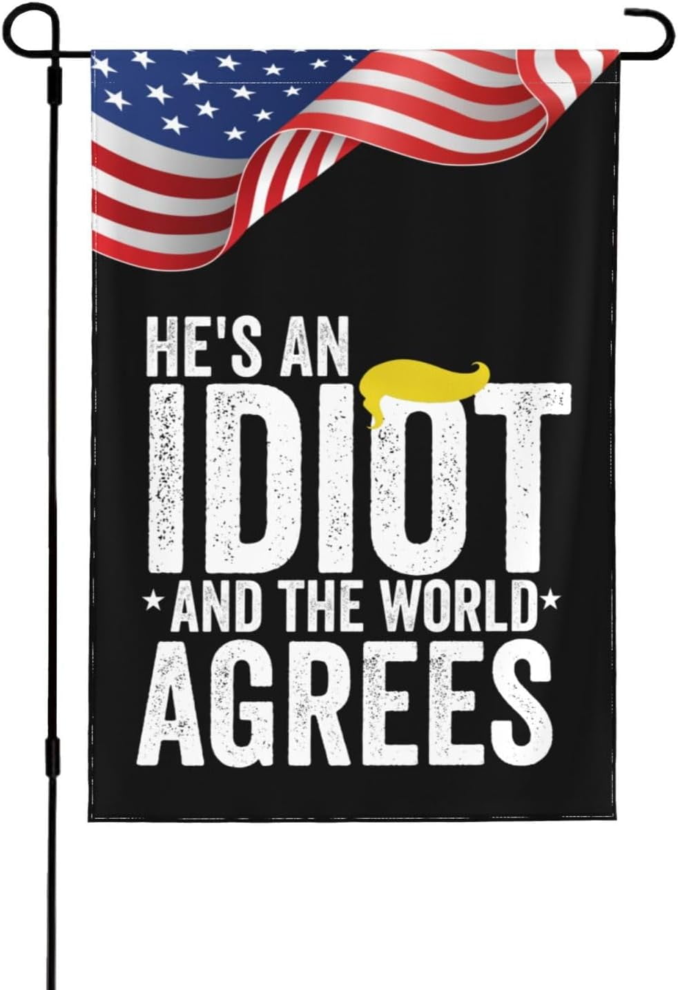 He Is An Idiot Statue of Liberty Cry Political Flag – 3x5 Ft Double ...
