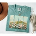 He Is Not Here, He Has Risen Shirt, Floral Christian Easter Shirt, He ...