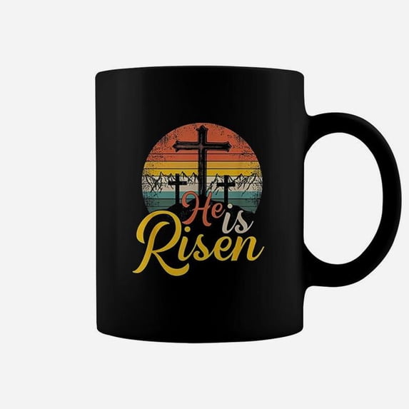 He Is Risen Christian Easter Jesus Coffee Mug - Walmart.com