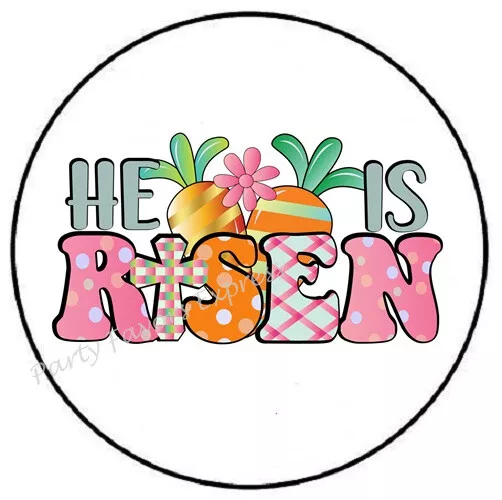 He Is Risen Easter Stickers Party Favors Gift For You - Decorate ...