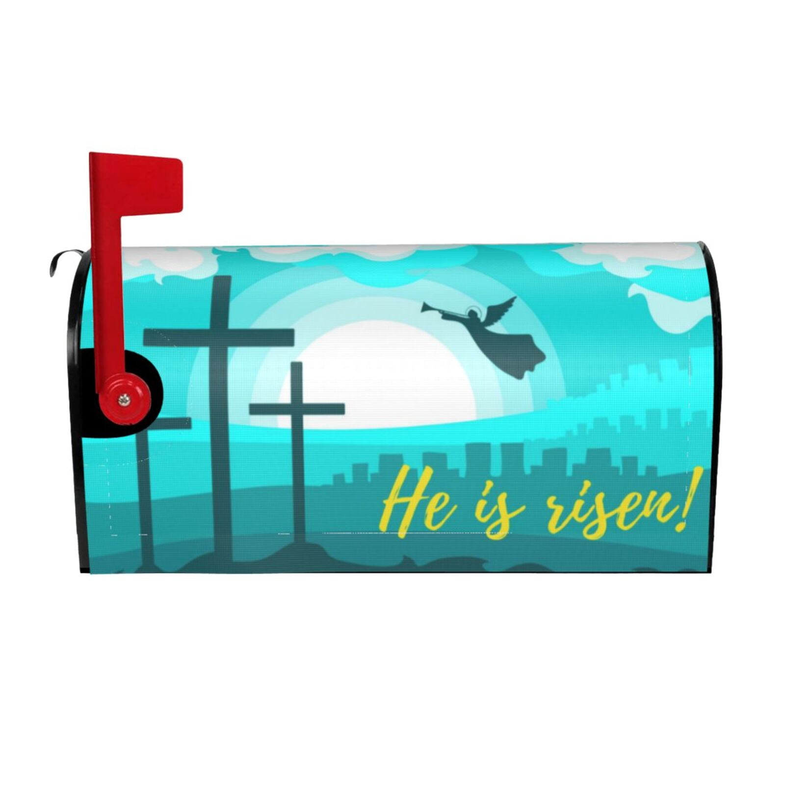 He Is Risen Happy Easter Day Magnetic Mailbox Cover Post Box For ...