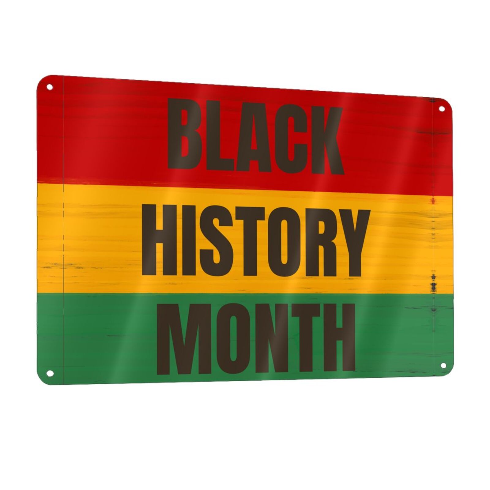 Black History Month Sign 12x8in Indoor Outdoor Metal Information For ...