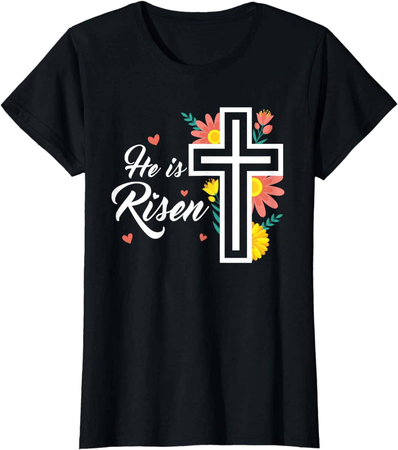 He Is Risen Jesus Happy Easter Christian Faith Cute T-Shirt - Walmart.com