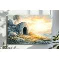 He Is Risen Wall Art, Empty Tomb, Bible Verse, Watercolor Jesus, Easter ...
