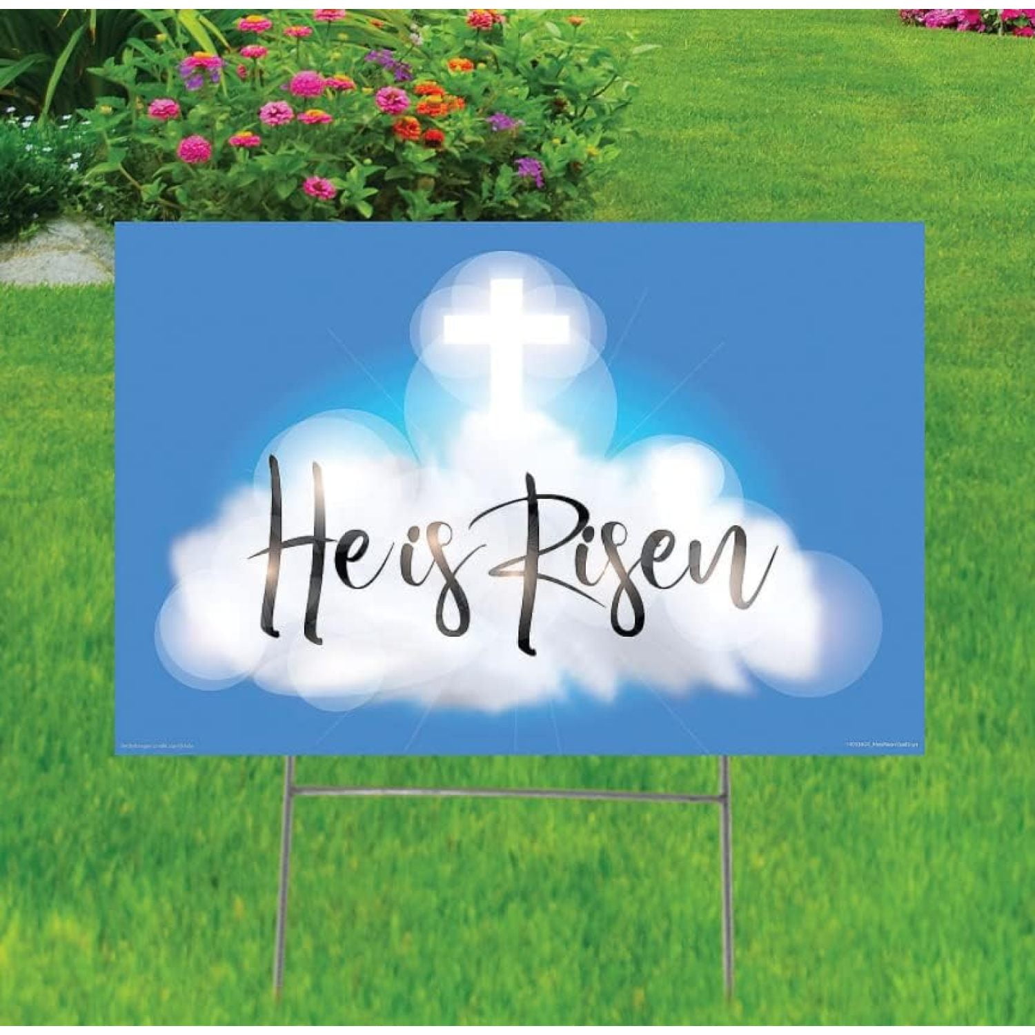 He Is Risen Yard Sign - Walmart.com