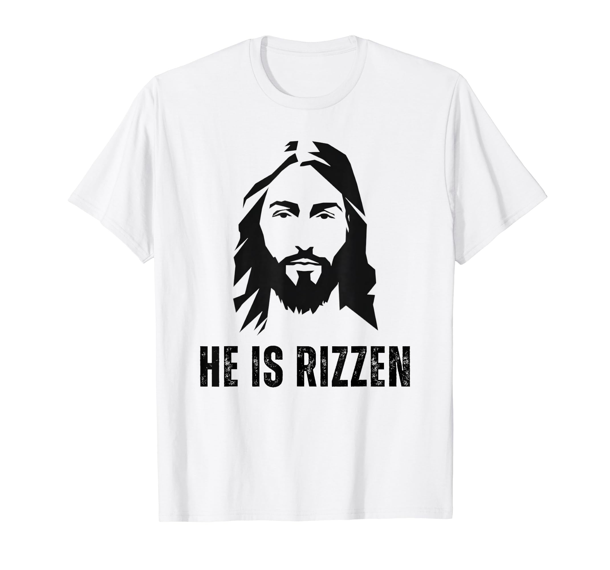 He Is Rizzen - Funny Jesus Christ Meme Christian Faith Love T-Shirt ...