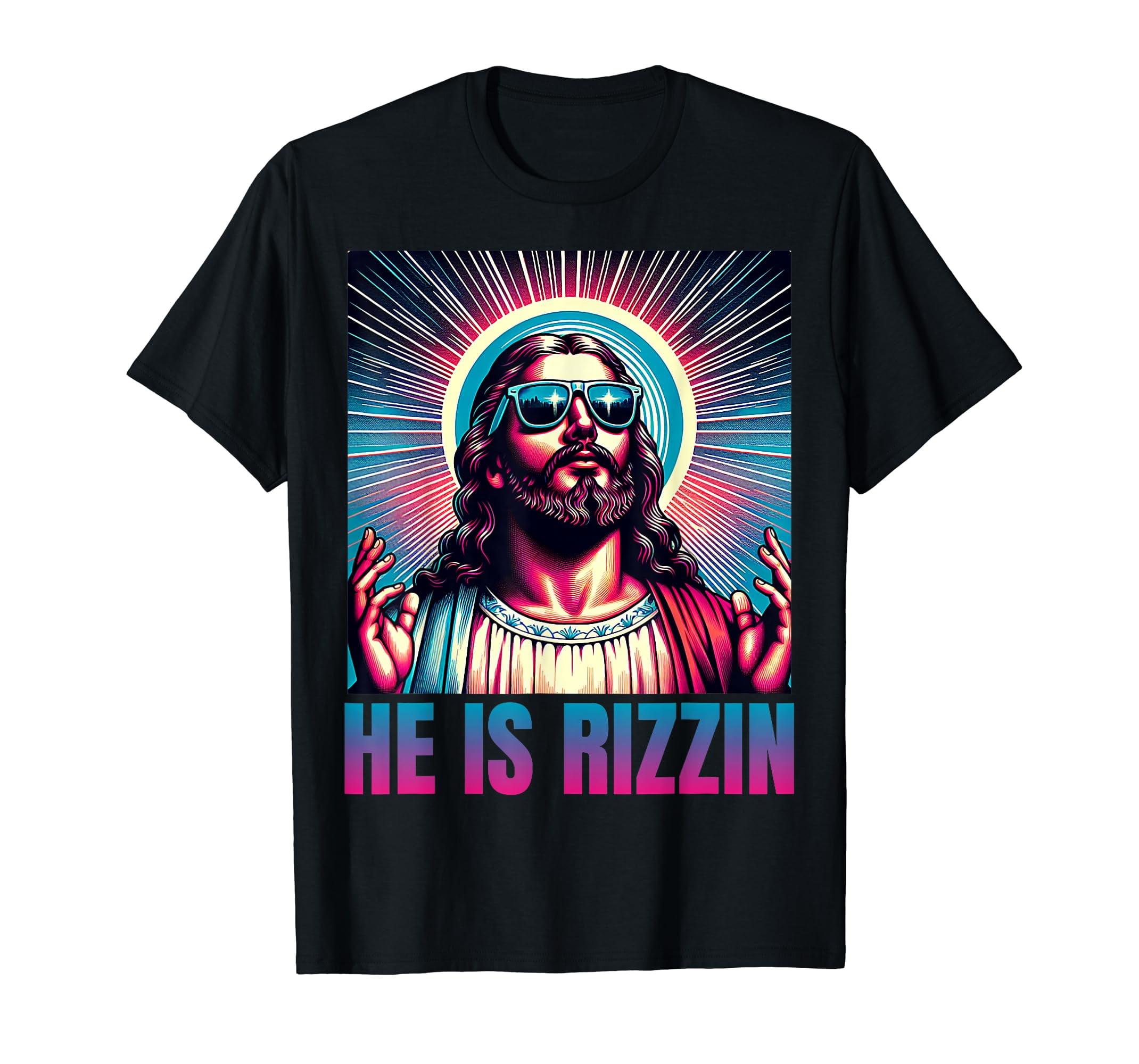 He Is Rizzin, Jesus Is Rizzen T-Shirt - Walmart.com