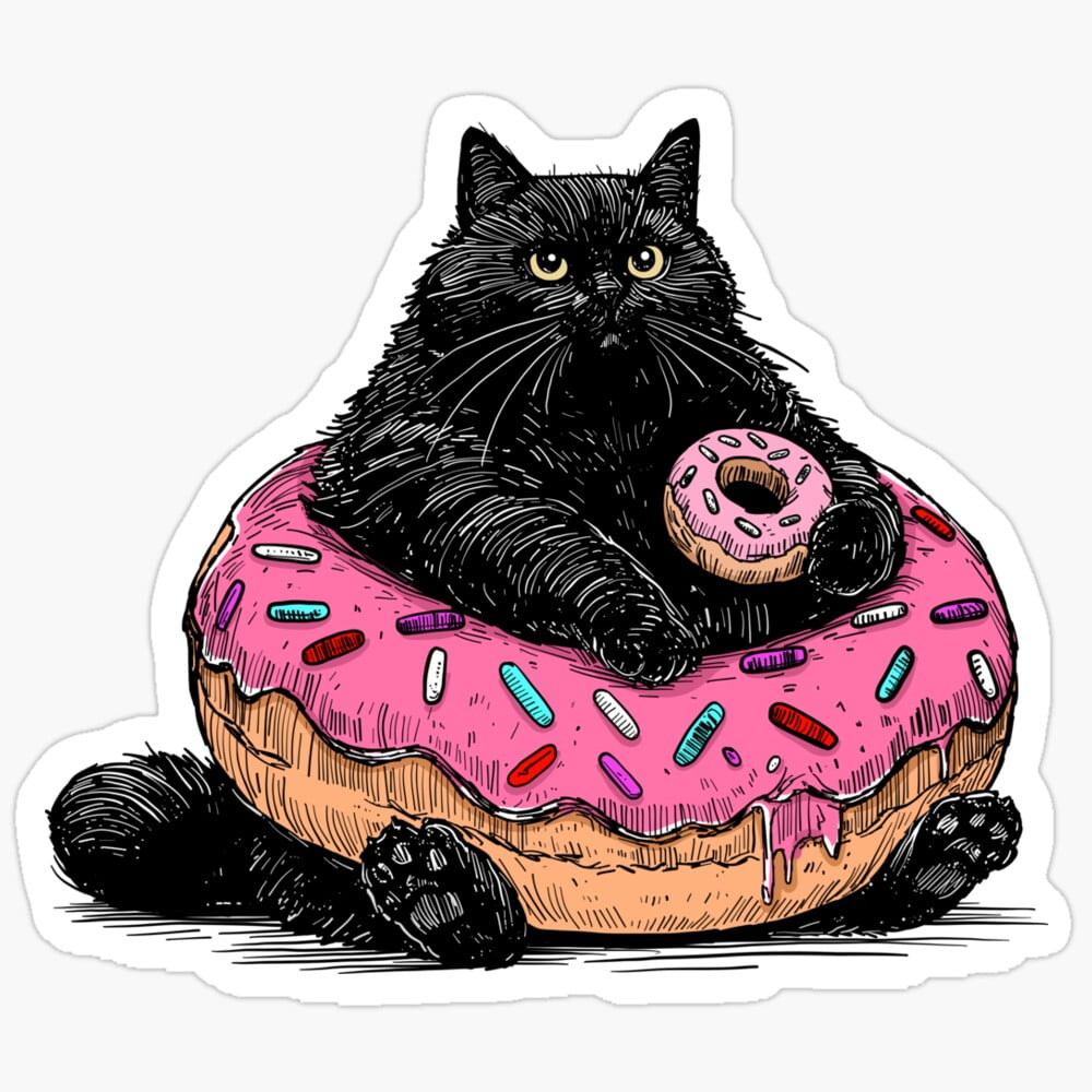 He Love Donut Sticker Phone Decal Water Bottle Stickers Car Decals ...