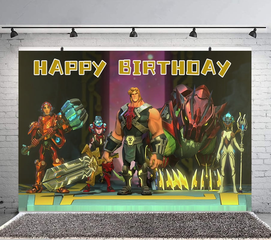 He Man And The Masters Of The Universe Backdrop Banner Party Supplies ...