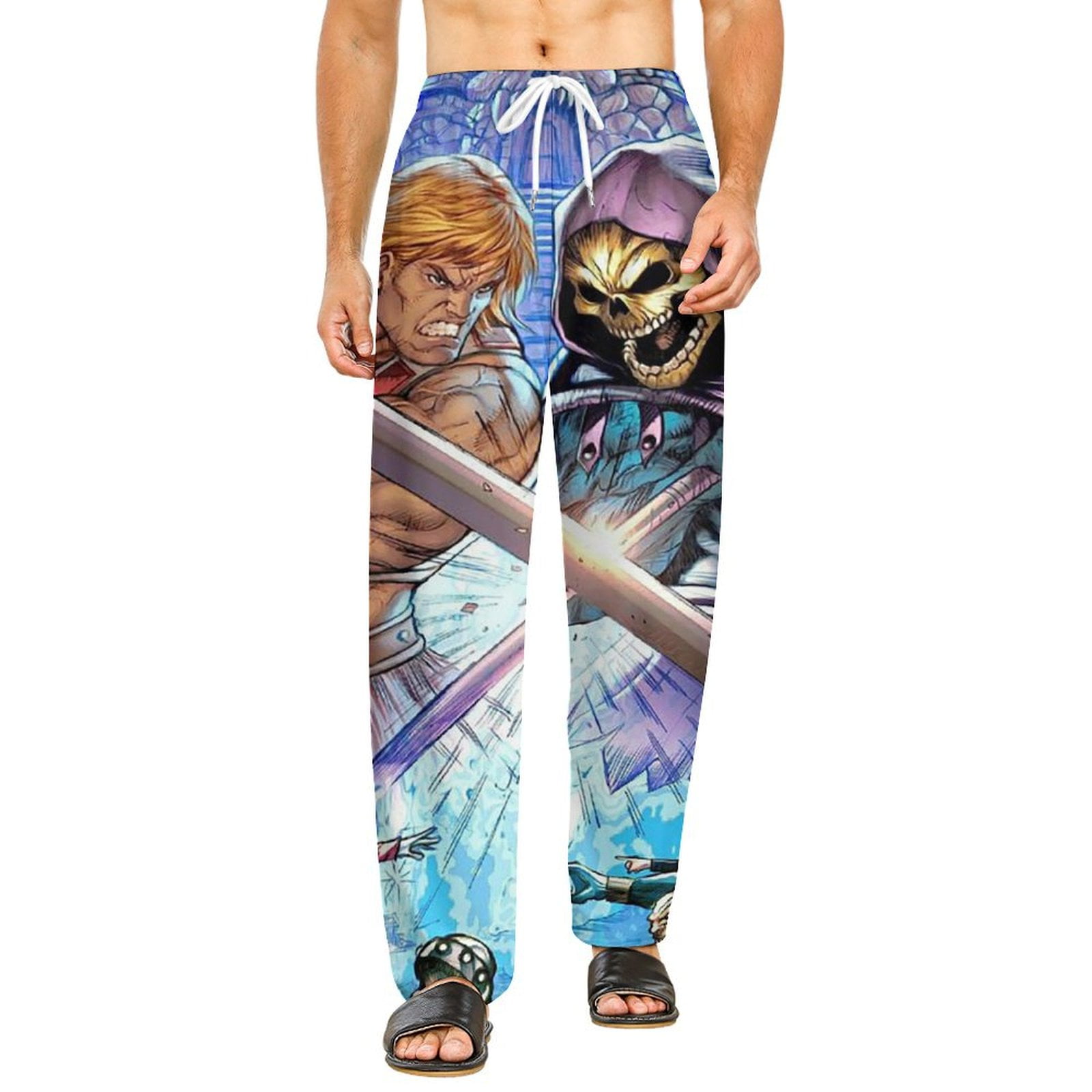 He-Man And The Masters of Universe Adult Pajama Suit Long Sleeve ...