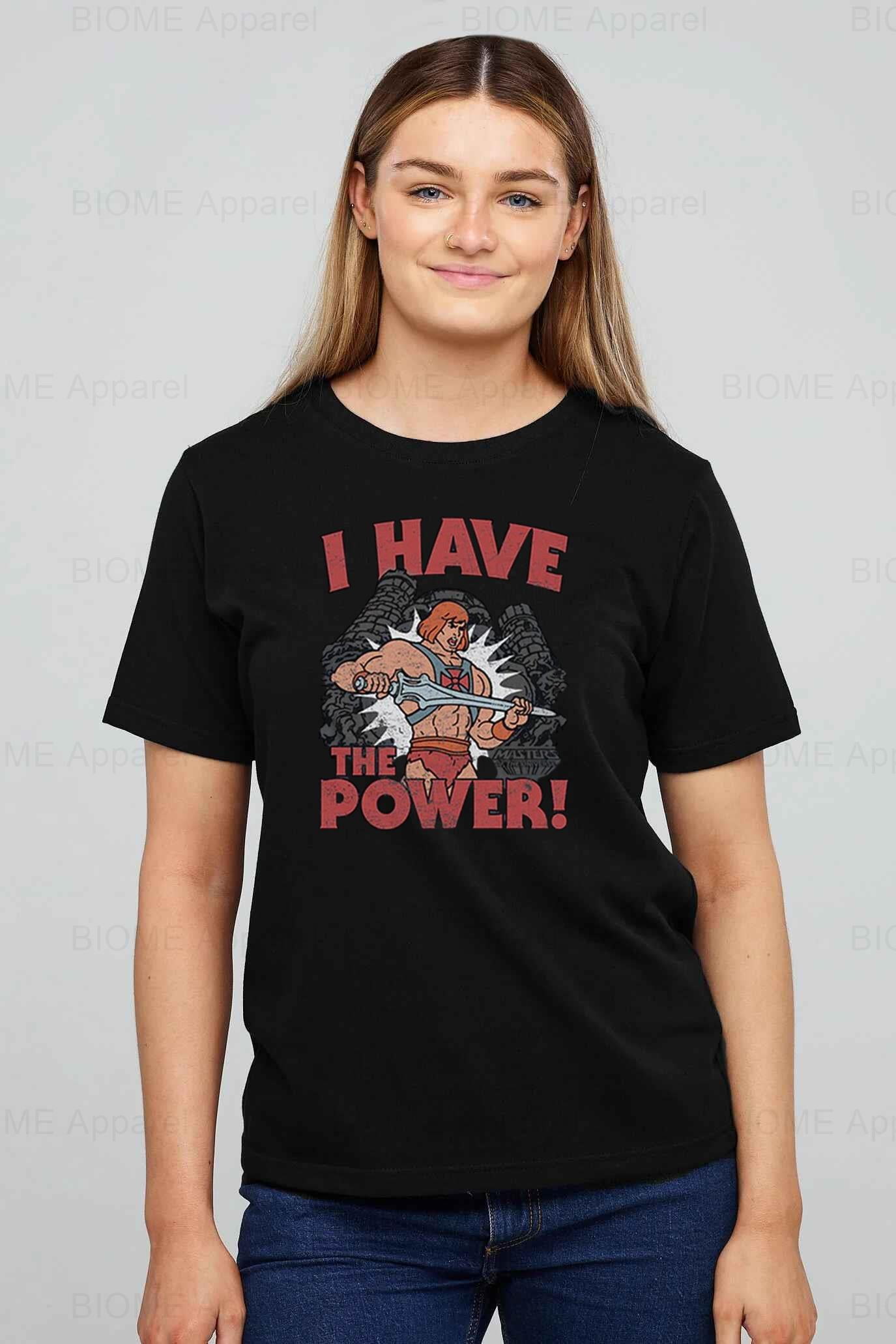 He-Man Power Sword Retro T-Shirt for Classic Cartoon Fans up to size ...