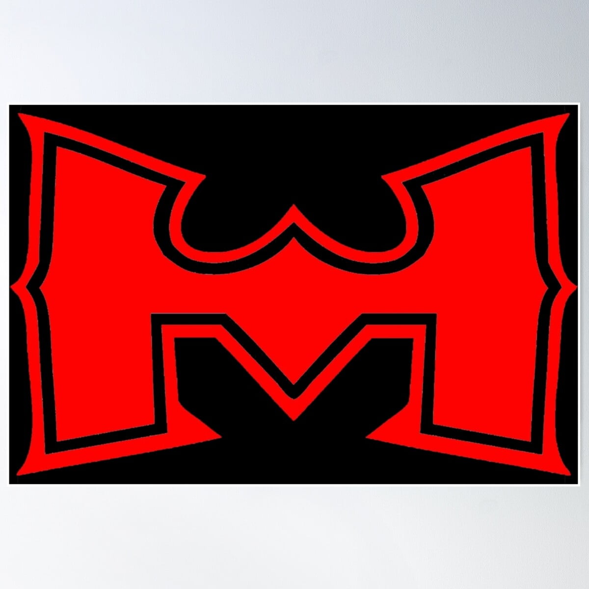 He Man Symbol Poster Wall Art, Modern Wall Decor For Living Room ...