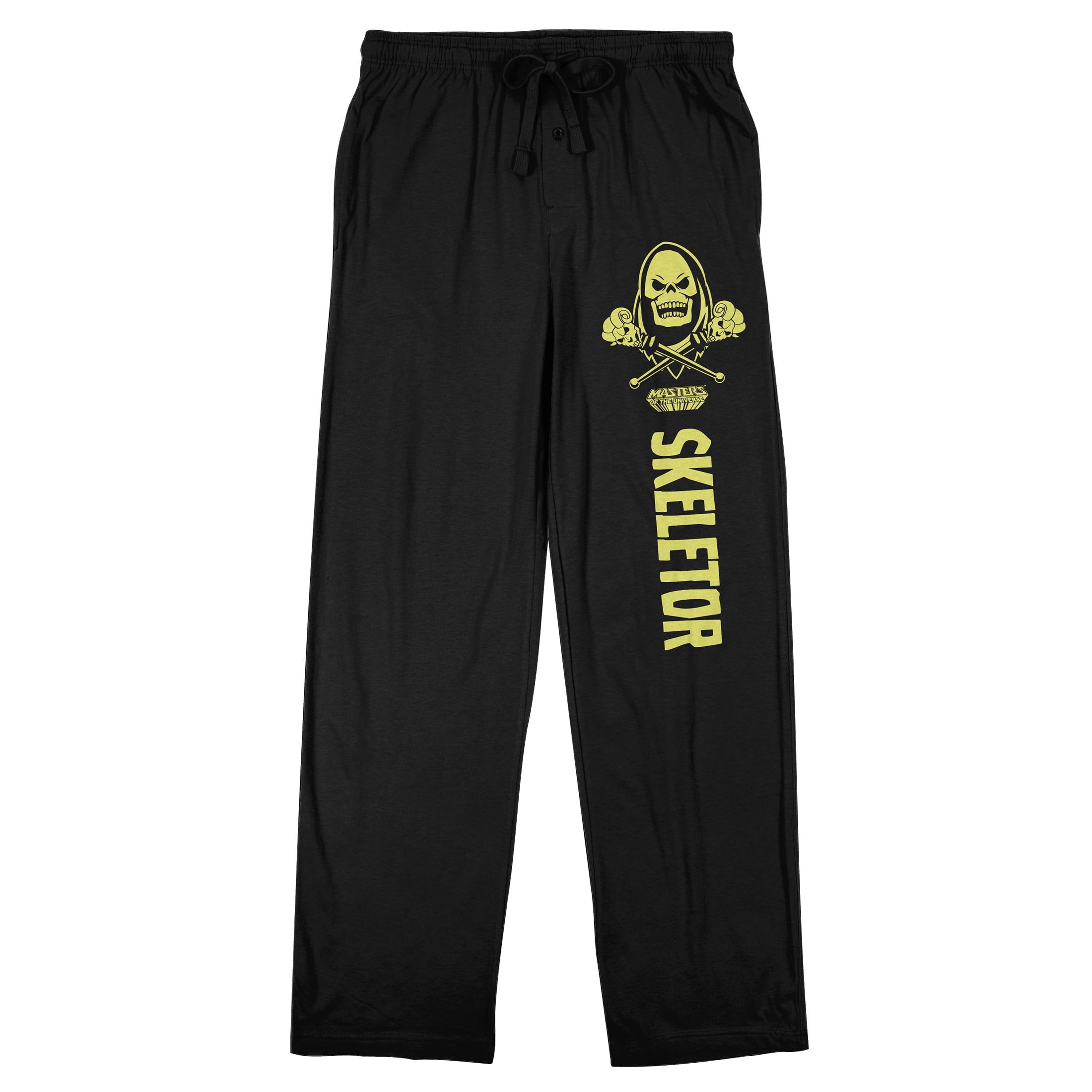 He-Man and the Masters of the Universe Skeletor Men's Black Sleep Pants ...