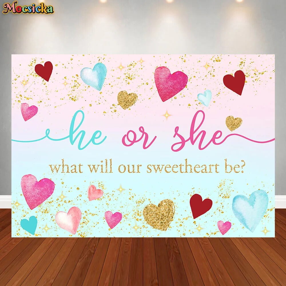 He Or She Gender Reveal Party Prediction Card Birthday Party Game Cards