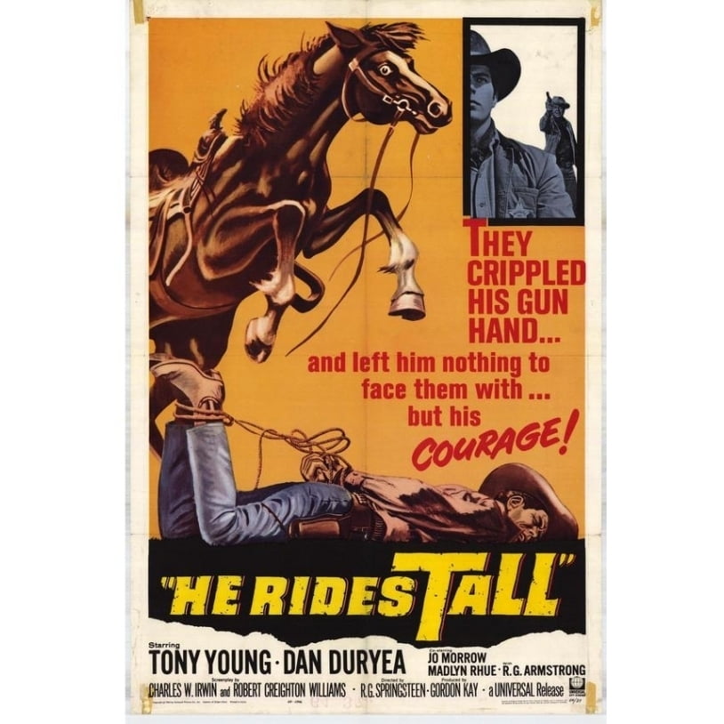 He Rides Tall Movie Poster (11 x 17) - Walmart.com