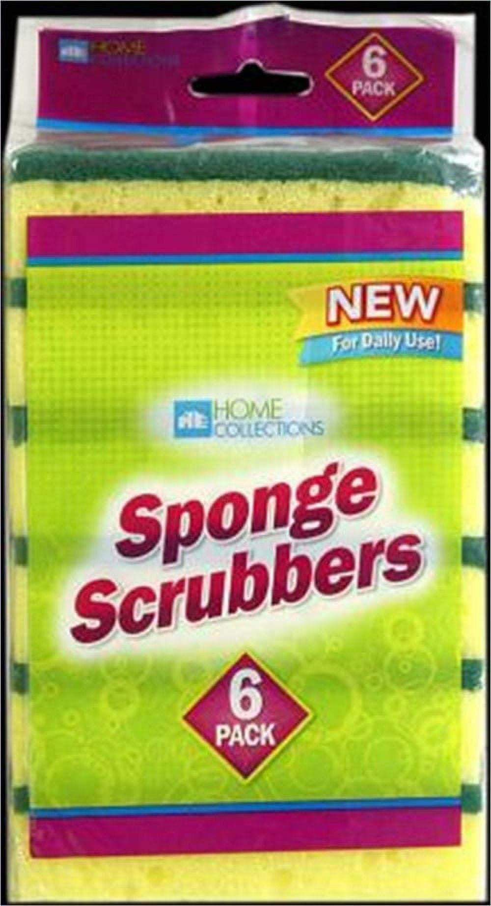 He Scrubber Sponge 6pk Size Ea He Scrubber Sponge 6pk, PartNo CL4660 ...