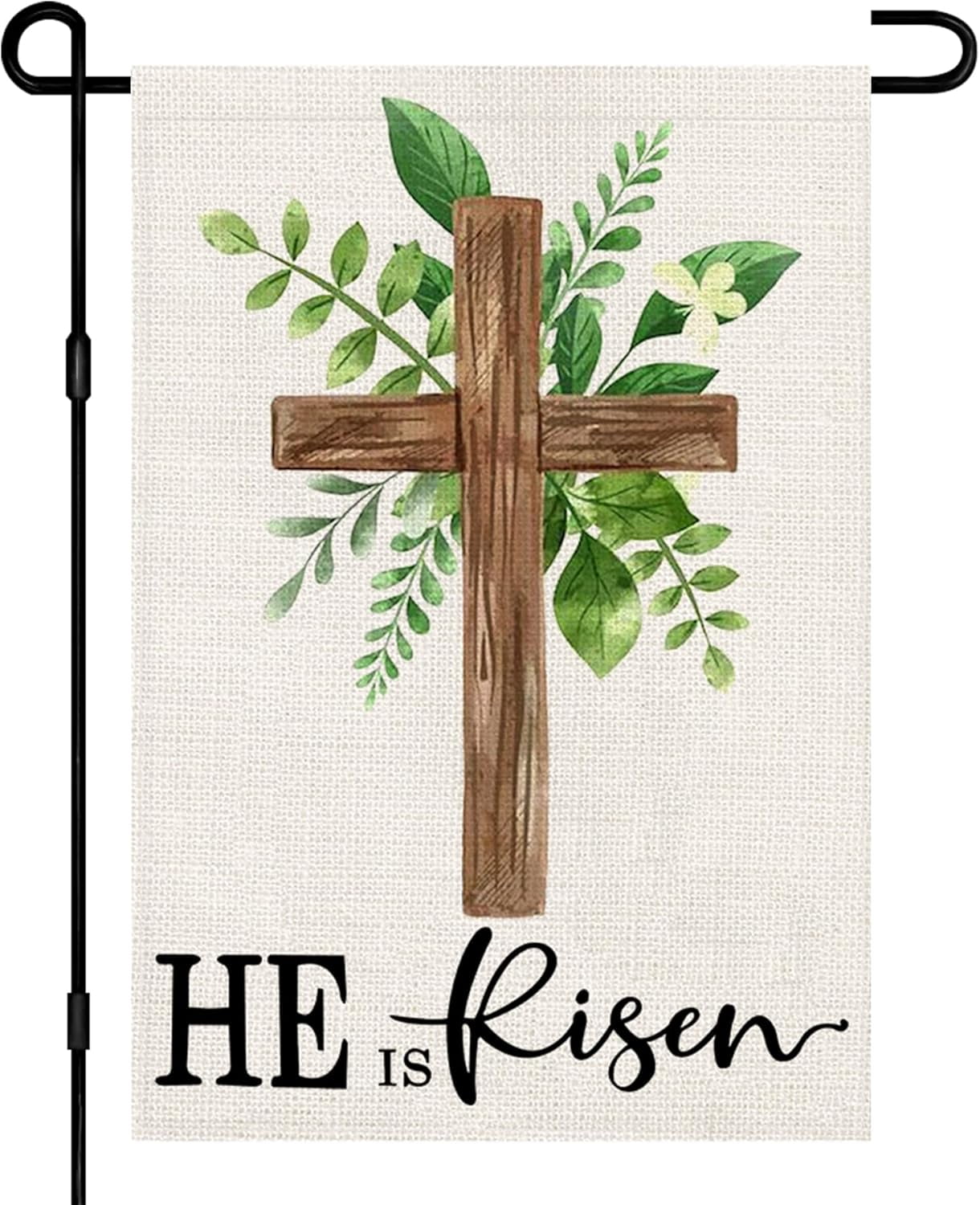 He is Risen Garden Flag 12x18 Inch Double Sided Outside, Easter ...