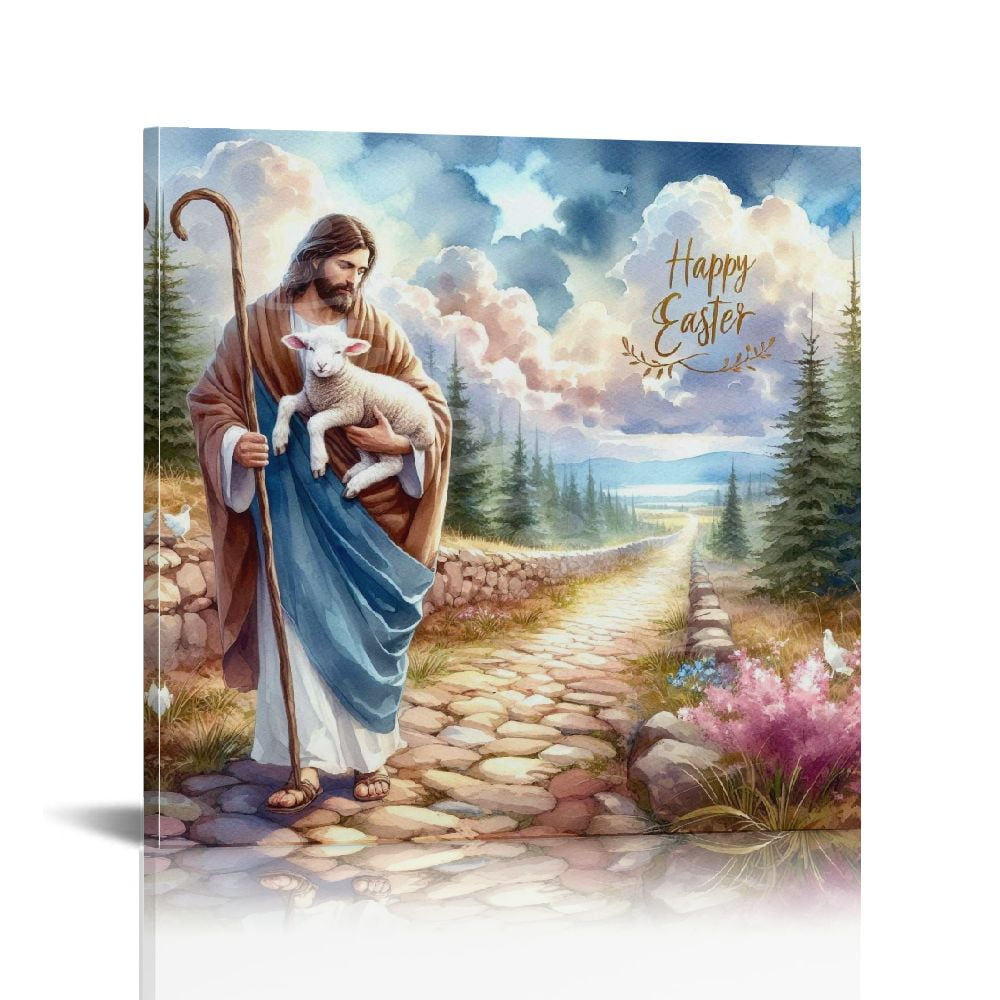 He is Risen Jesus Wall Art Jesus Resurrection The Living Christ Bible Art Easter Empty Tomb ...