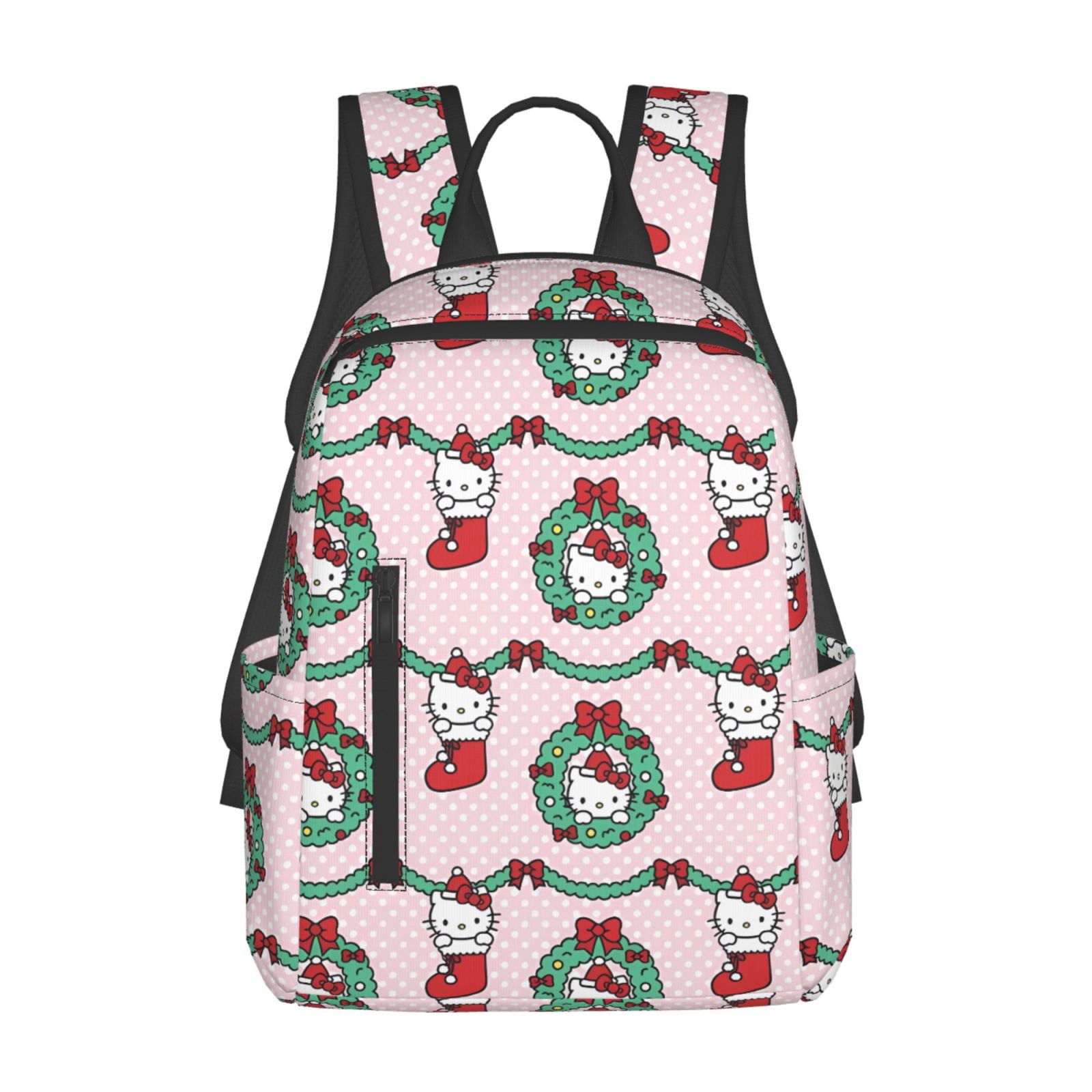 He-llo Cute Kitty Backpack Large Capacity Laptop Bag Multifunctional ...