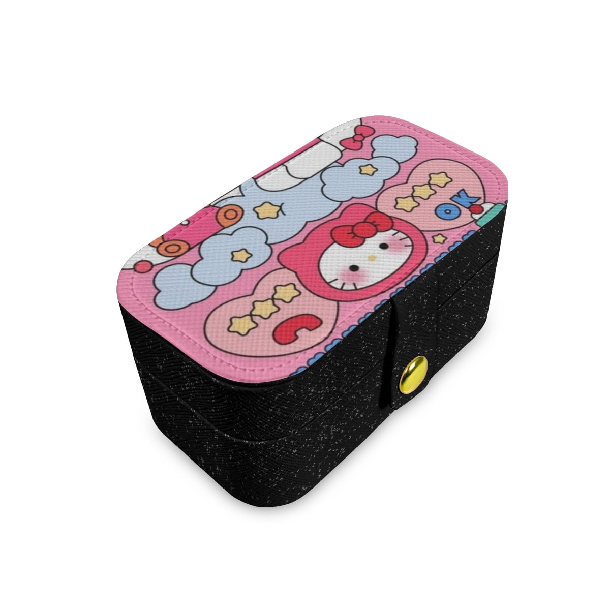 He×llo Ki×tty Cartoon jewelry rack storage box, portable ...