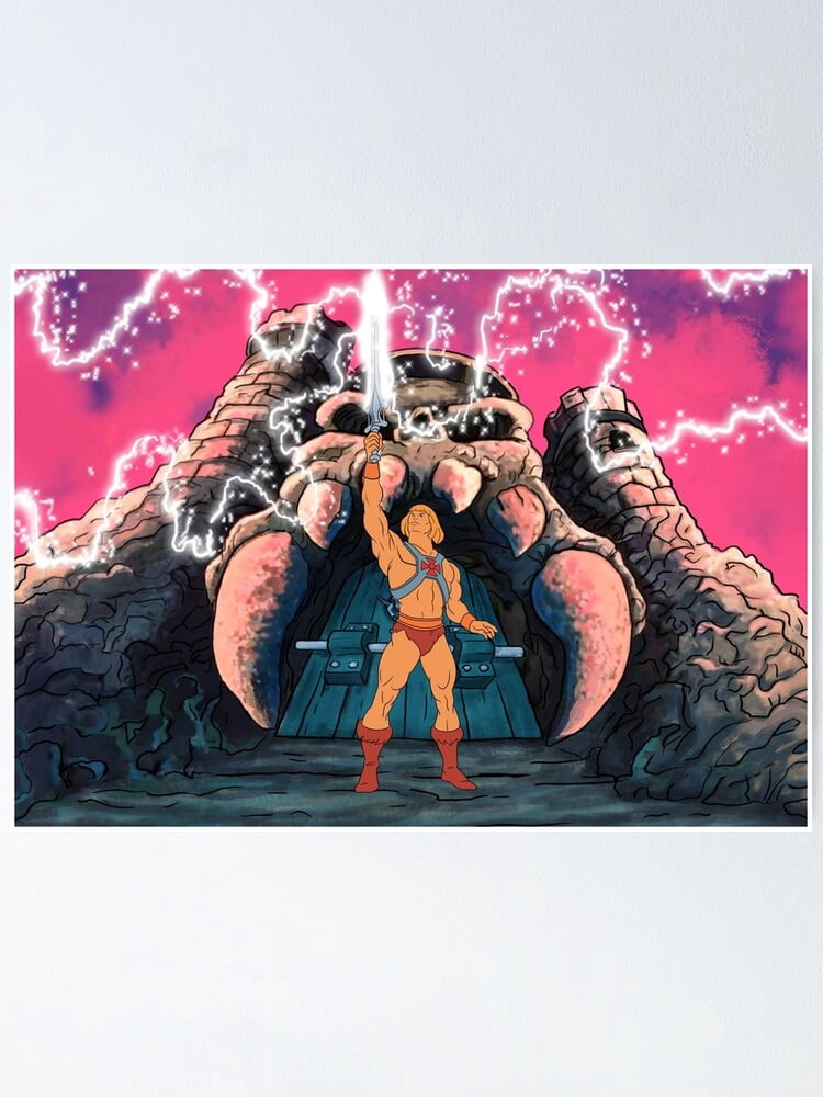 He-man Transform Tribute Canvas Poster Decor Landscape Office Room ...