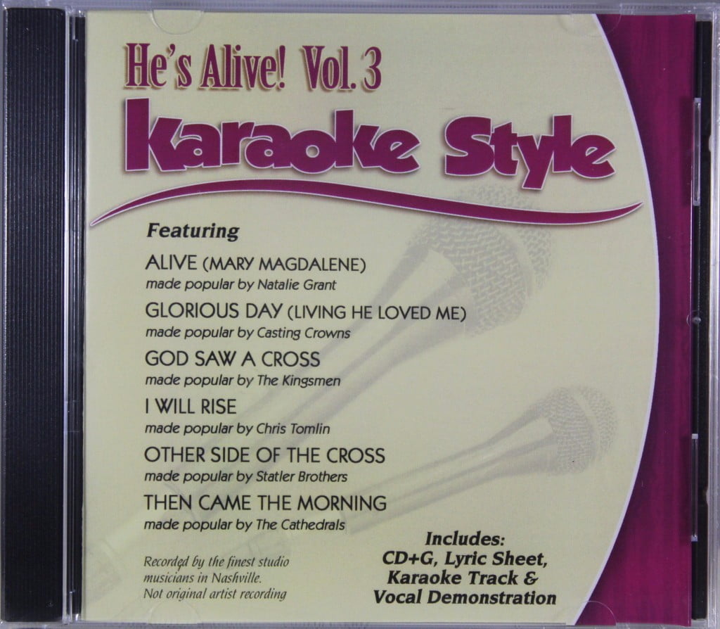 He's Alive Volume 3 Daywind Christian Karaoke Style NEW CD+G 6 Songs - Walmart.com