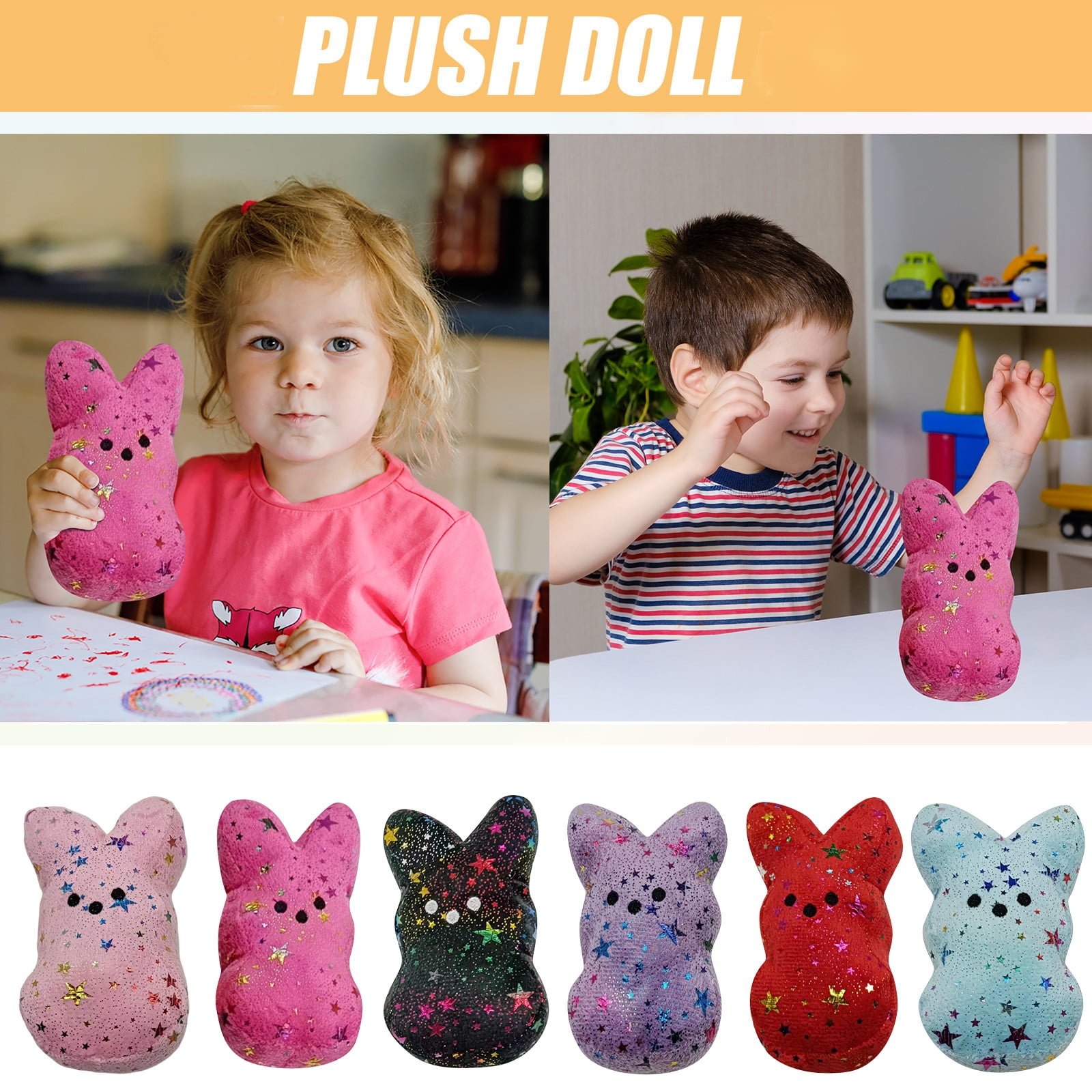 HeFeye,Peep Stuffed Animal,Peeps Plush,Cute Soft Doll Plush Toy Family ...