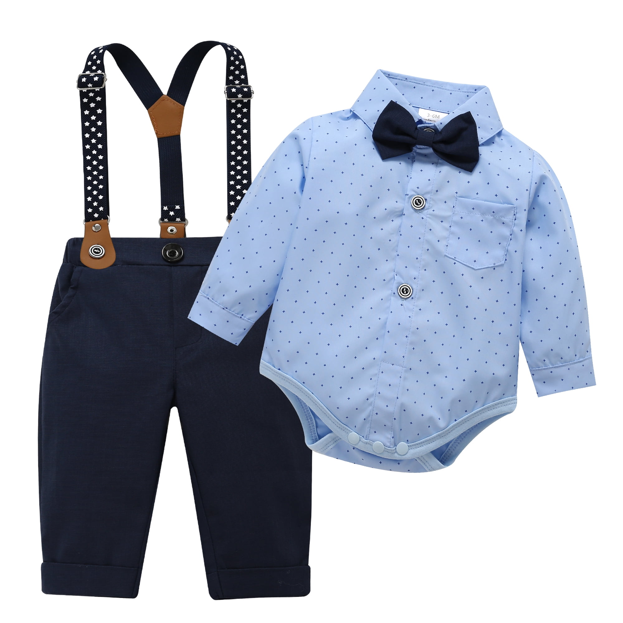 HeMarIsle Baby Infant to Toddler Boy Formal Gentleman Suits, Tuxedo ...