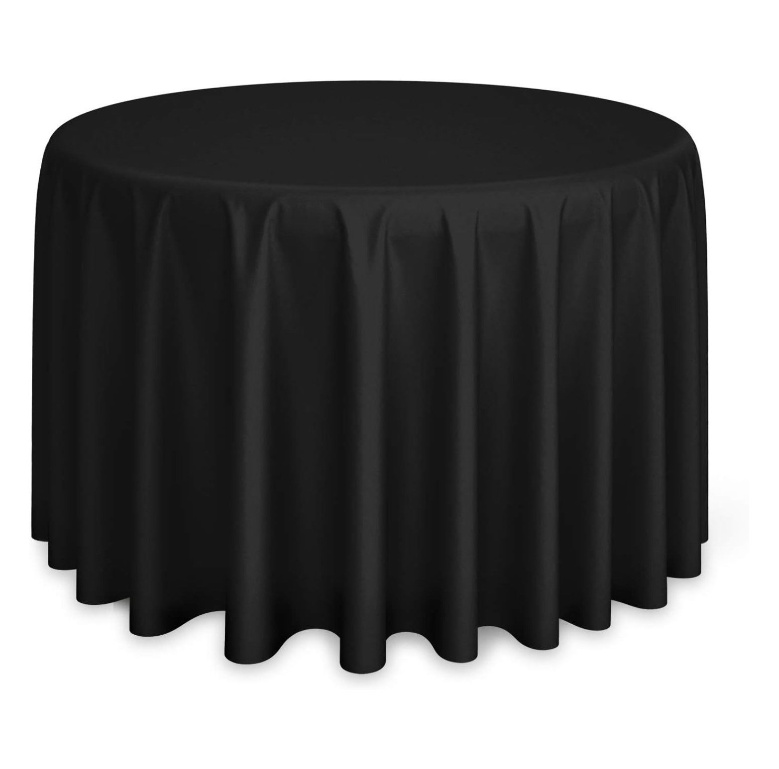 HeSLehs - 5 Premium 132" Round Tablecloths for Wedding/Banquet ...