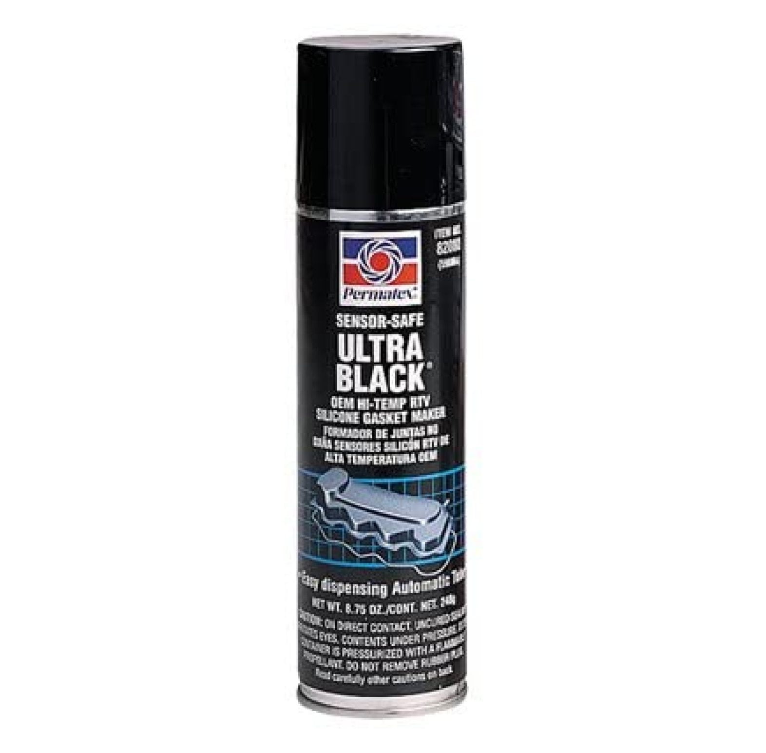 HeSLehs 82080 Ultra Black RTV Silicone Oil Resistance Gasket Maker, 8. ...