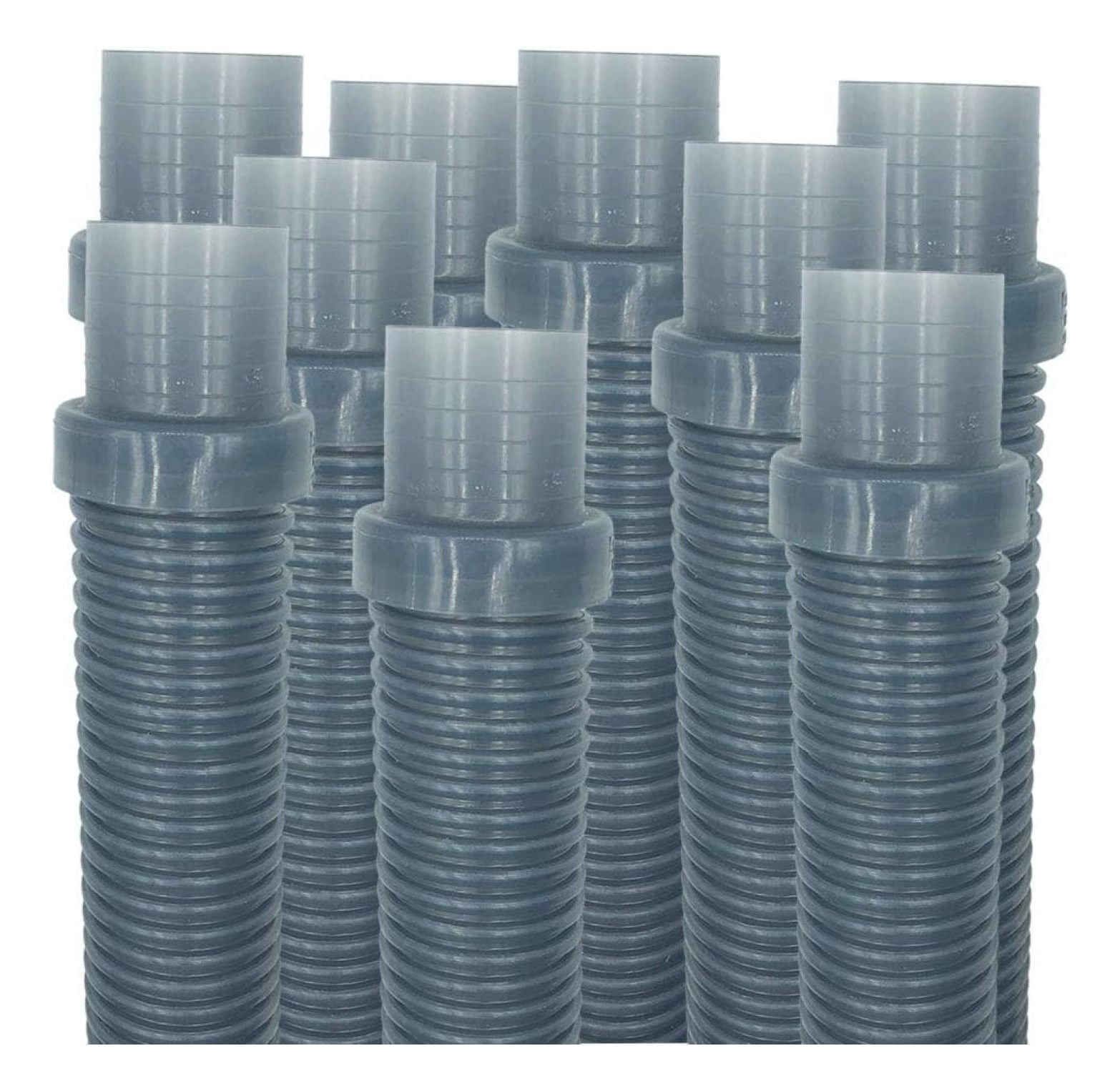 HeSLehs 9 Pack Universal Pool Cleaner Hose Long Translucent Blue Color ...