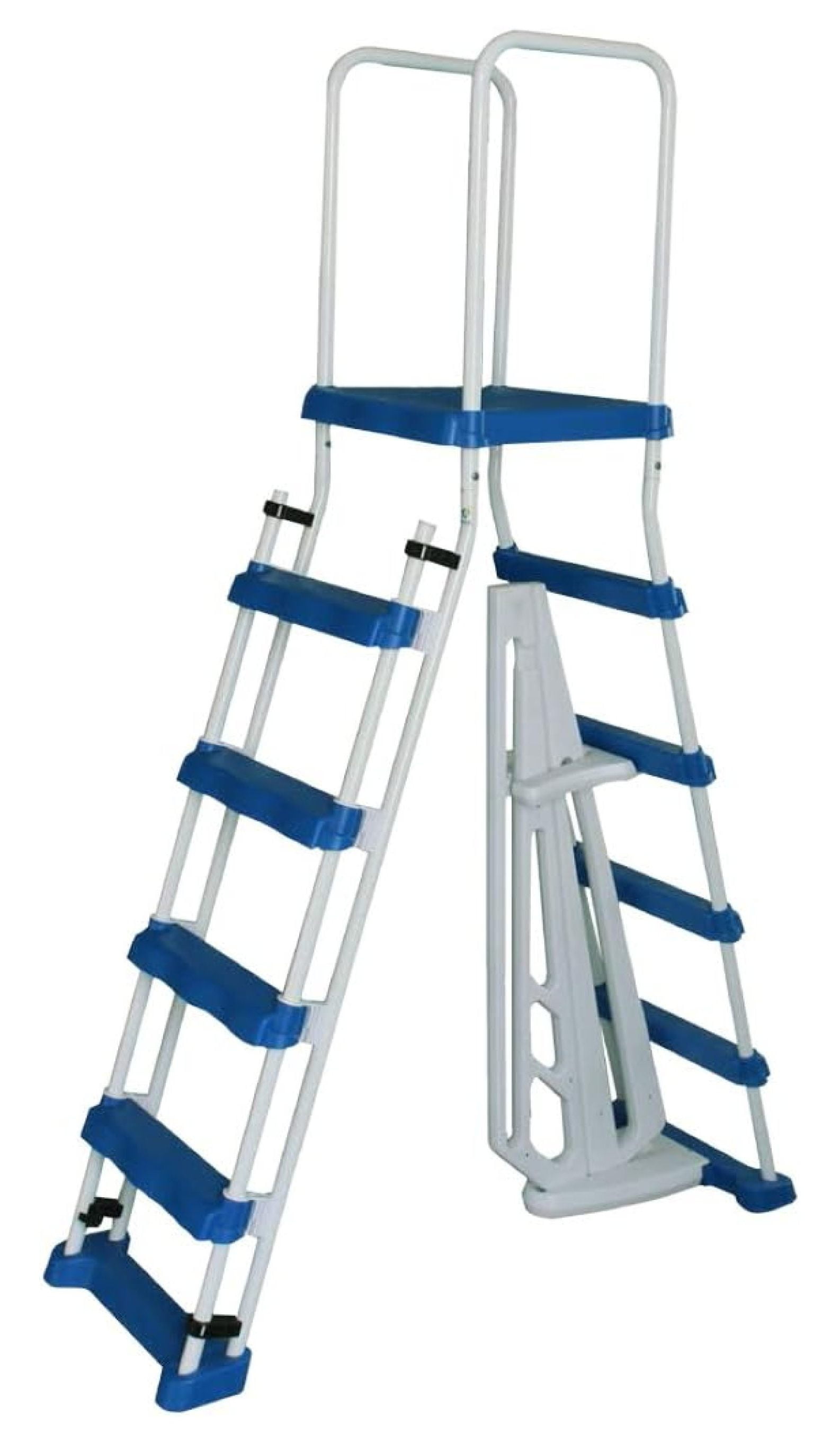 HeSLehs A-Frame Ladder with Removable Steps for Above Ground Pools ...