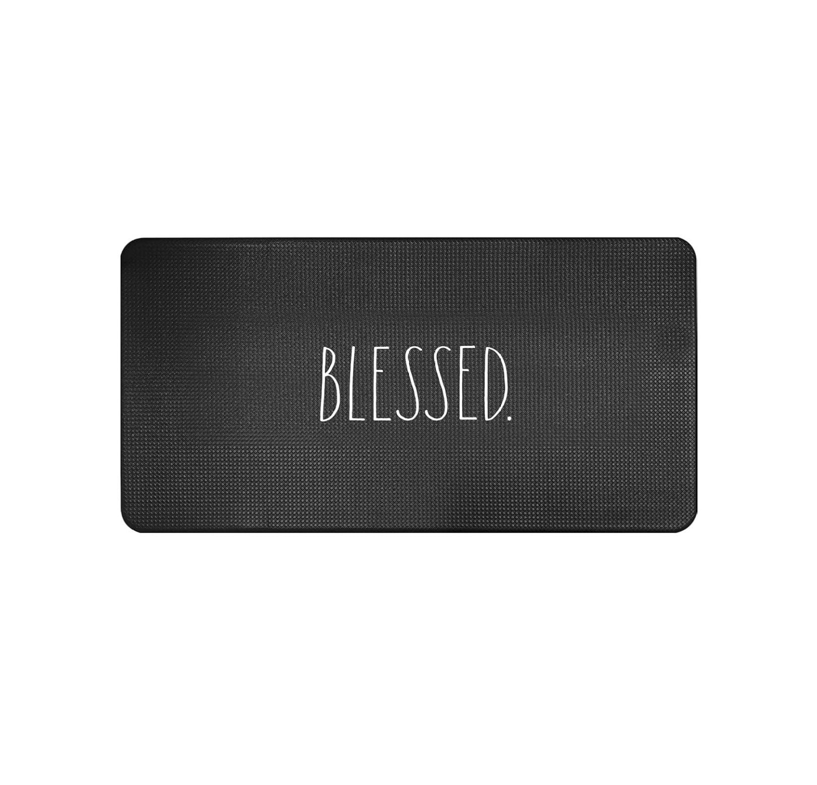 HeSLehs Anti Fatigue Mat for Standing ‘Blessed’ - 20 Inch x 30 Inch ...