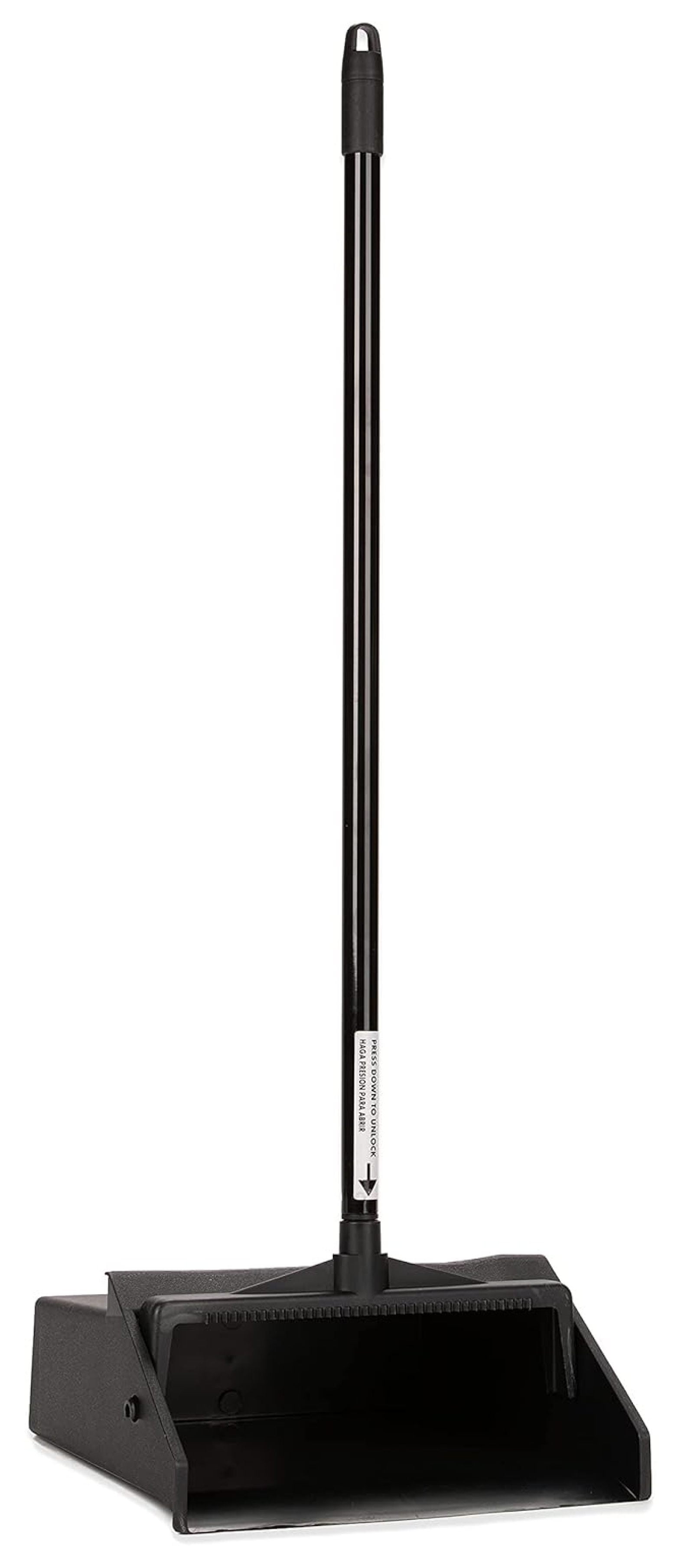 HeSLehs Duo-Pan Upright Dust Pan with Serrated Yoke for Floor Cleaning ...