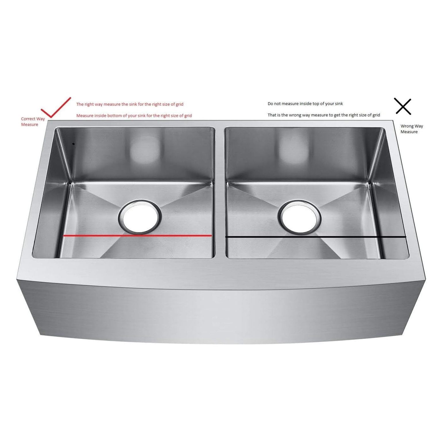 HeSLehs Sinks Protector Stainless Steel Kitchen Sink Bottom Grid, Rack ...