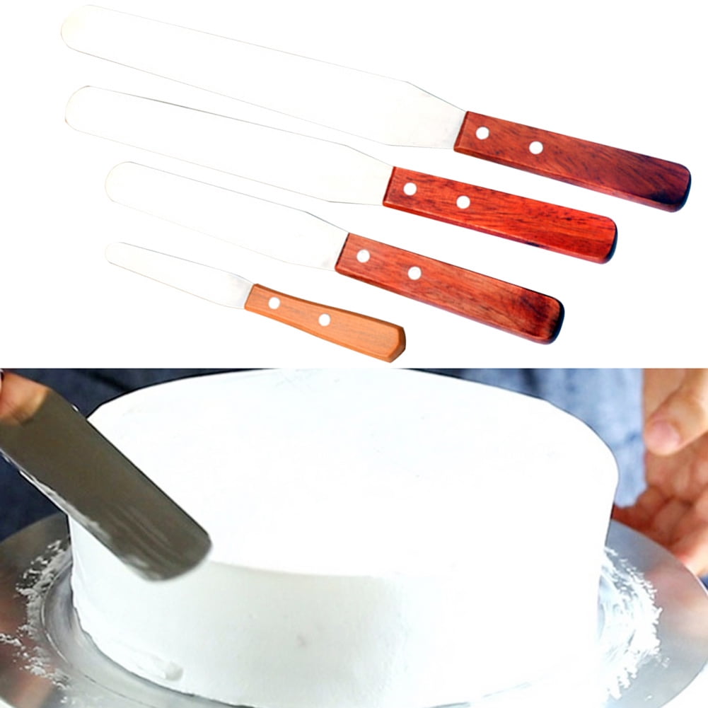HeYii Icing Cream Spreader Scraper Cake Fondant Smoother Spatulas DIY ...