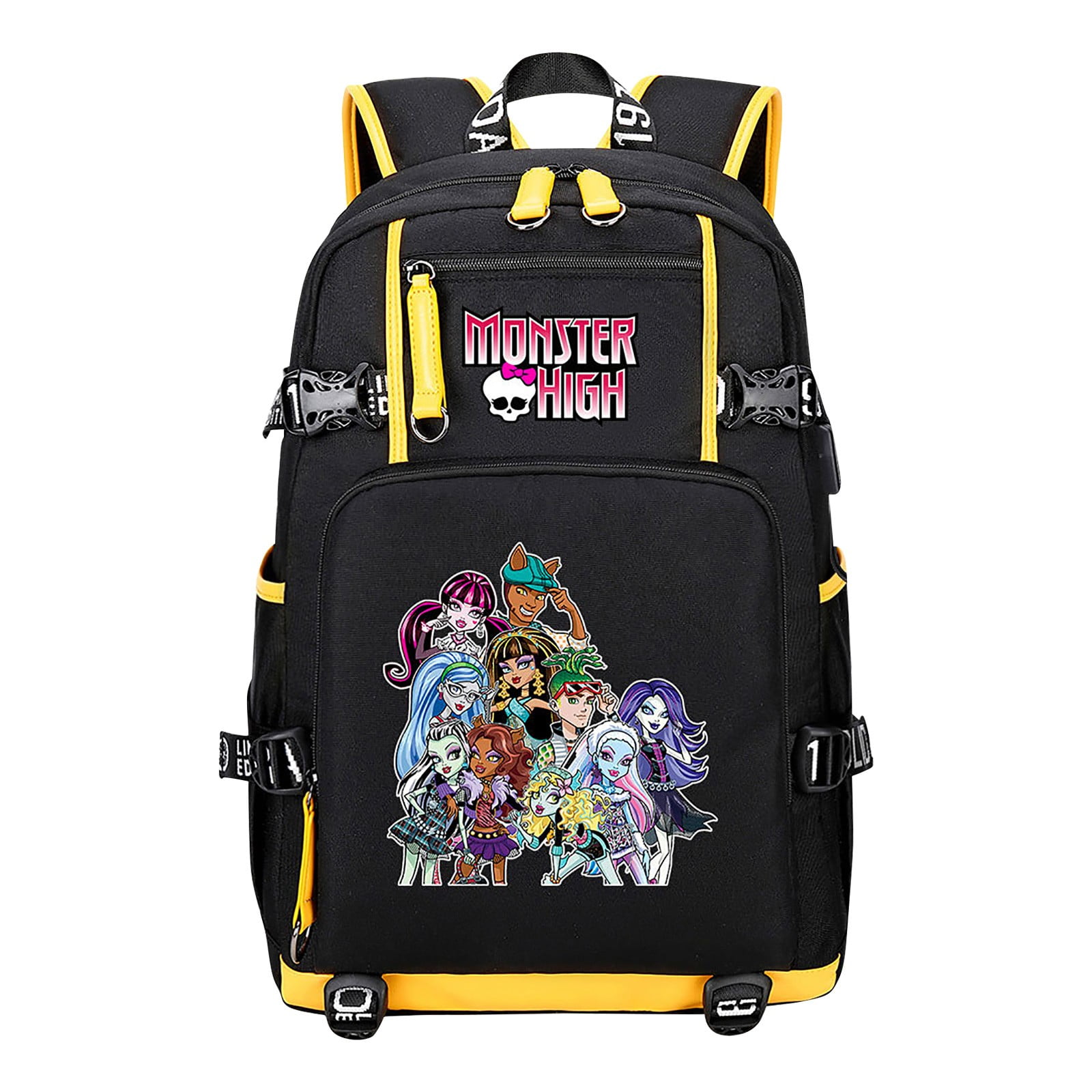 HeaCare 15.7" Cute Monster Hi- Backpack Back to School Supplies Large ...