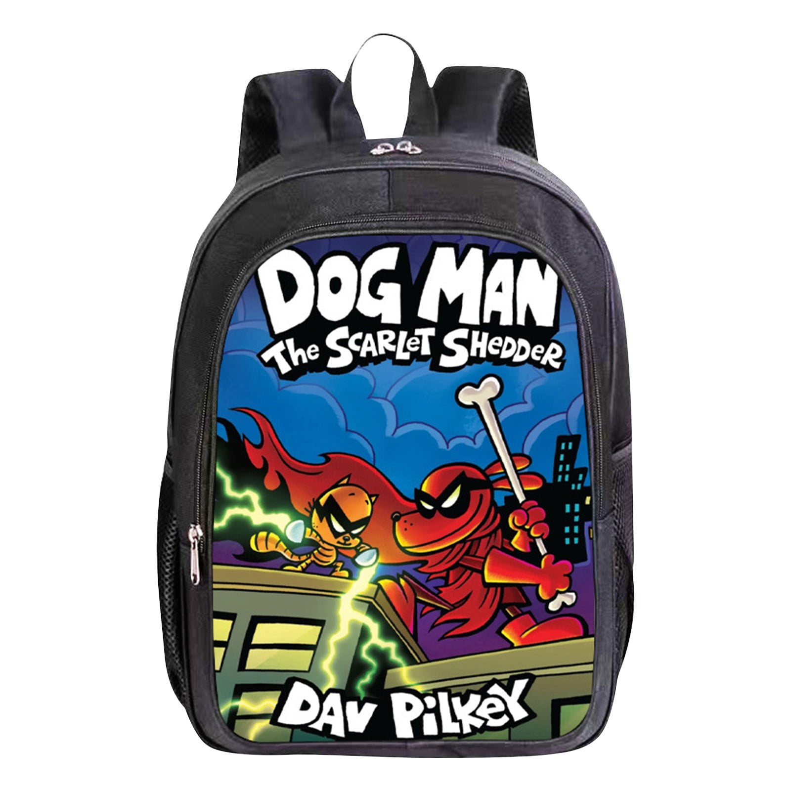 HeaCare 15.7" Dog Man Backpack Back to School Supplies Large Capacity ...