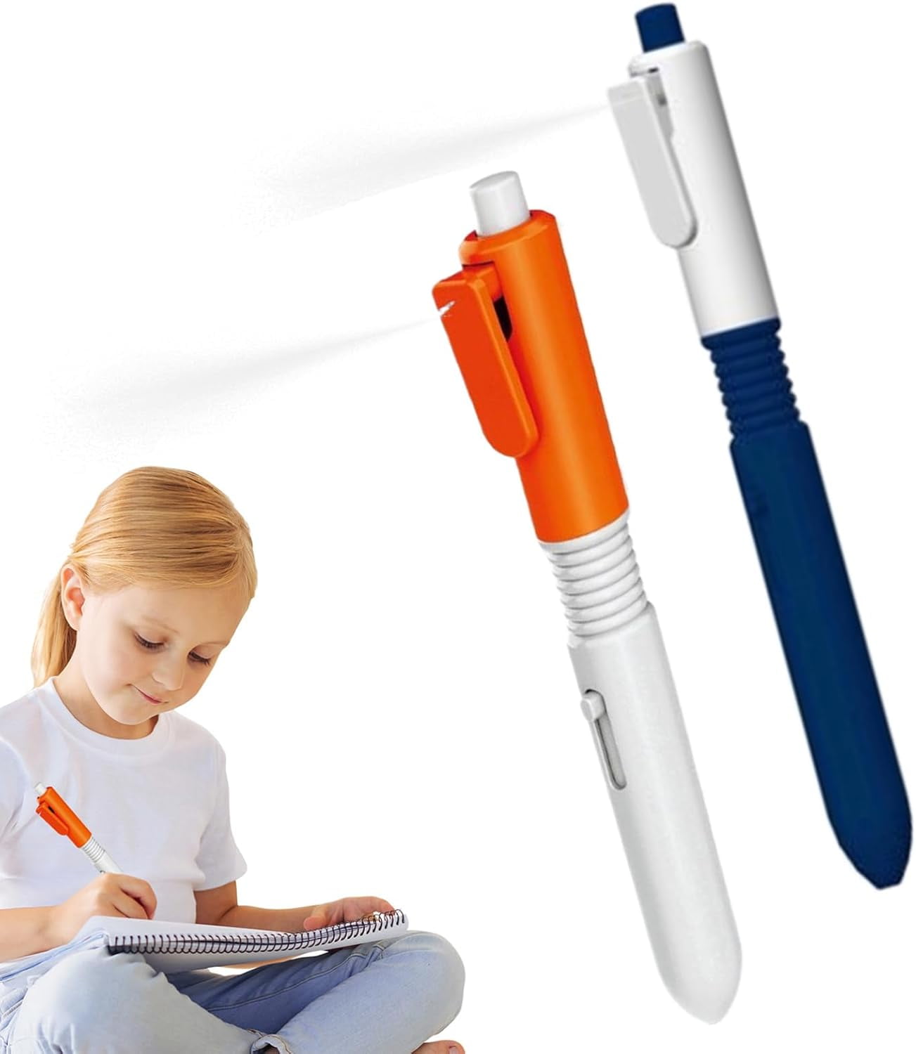 HeaCare 2 Pieces Prank Squirt Pen, 2 In 1 Waters Guns Ballpoint Pens ...