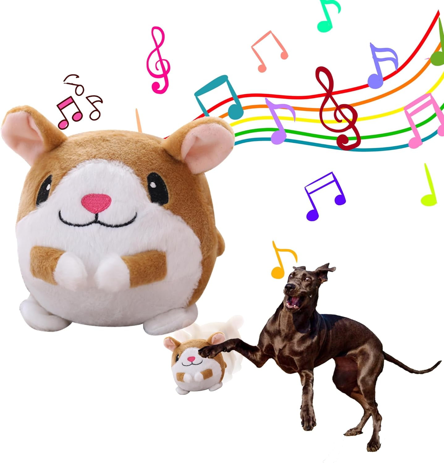 HeaCare 2024 New Update Cute Active Moving Pet Plush Toy, Interactive ...