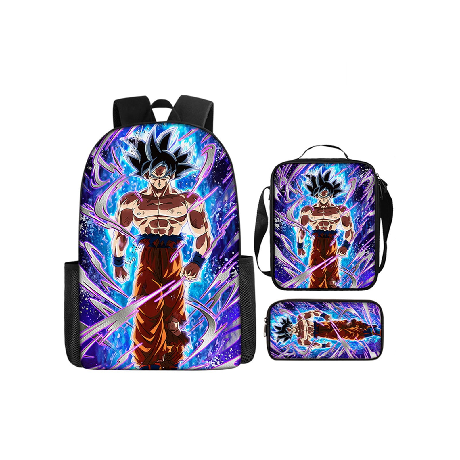 HeaCare 3Pcs Dragon Ball Backpack Back To School Supplies 16.5 ...