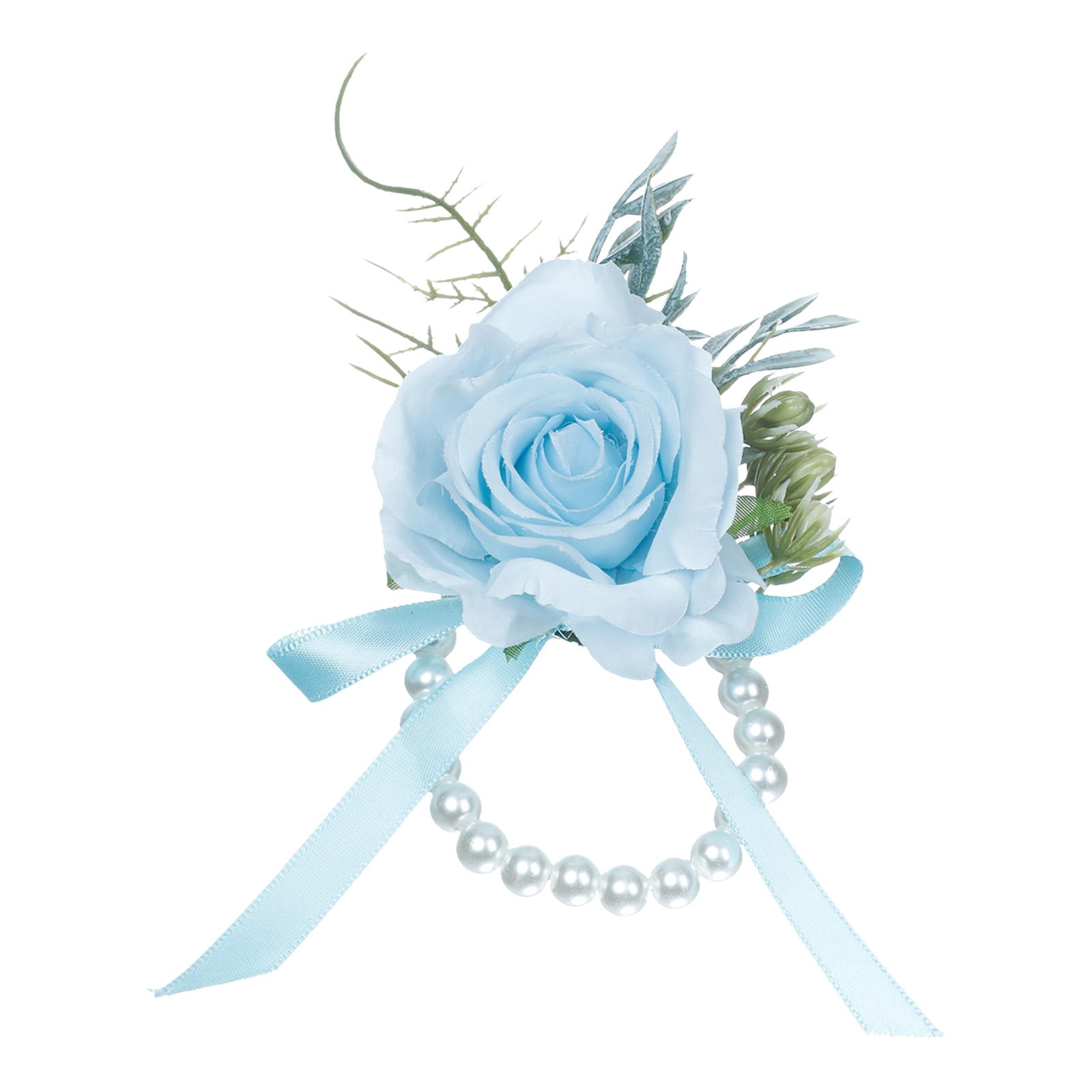 HeaCare 6 Pack Rose Wrist Corsages for Wedding, Wrist Flower Corsages ...