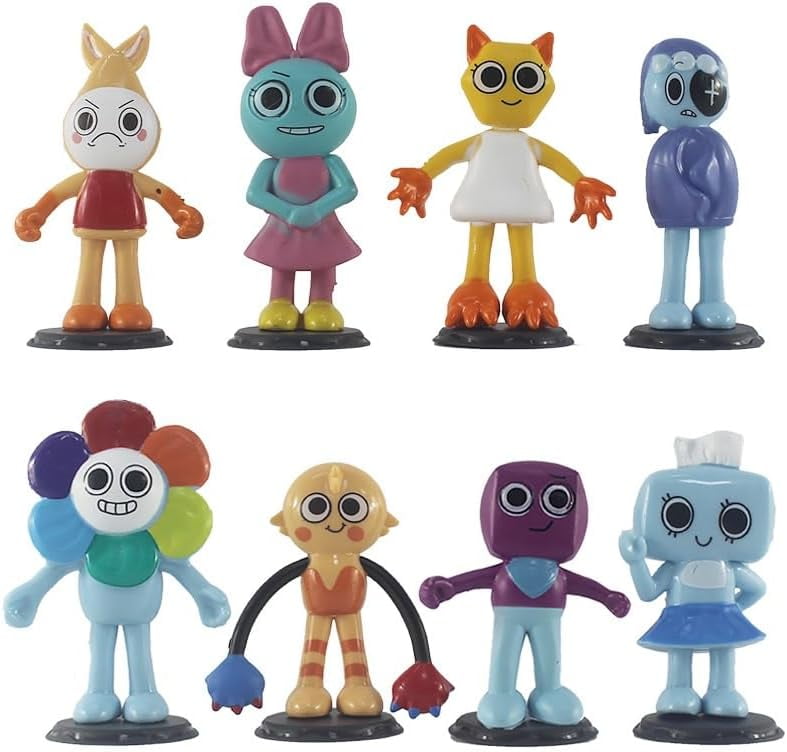 HeaCare 8-12pcs Dandy's World Figures Toys, Dandy/Goob/Vee/Sprout/Astro ...