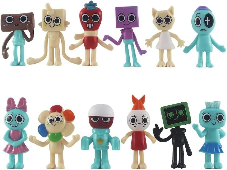 HeaCare 8-12pcs Dandy's World Figures Toys, Dandy/Goob/Vee/Sprout/Astro ...