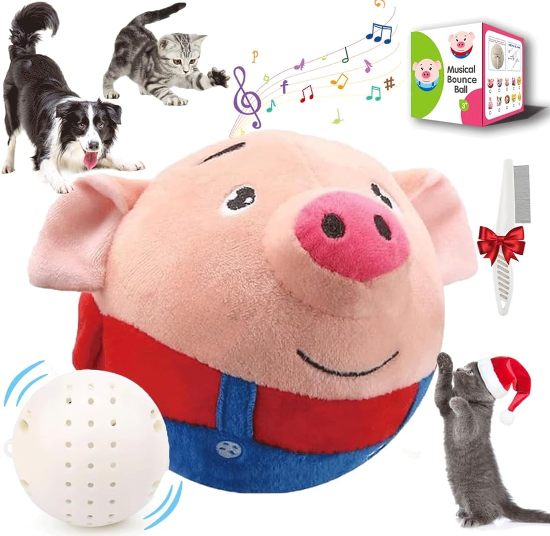 HeaCare Active Moving Pet Dog Plush Toy Interactive Dog Toys Talking ...