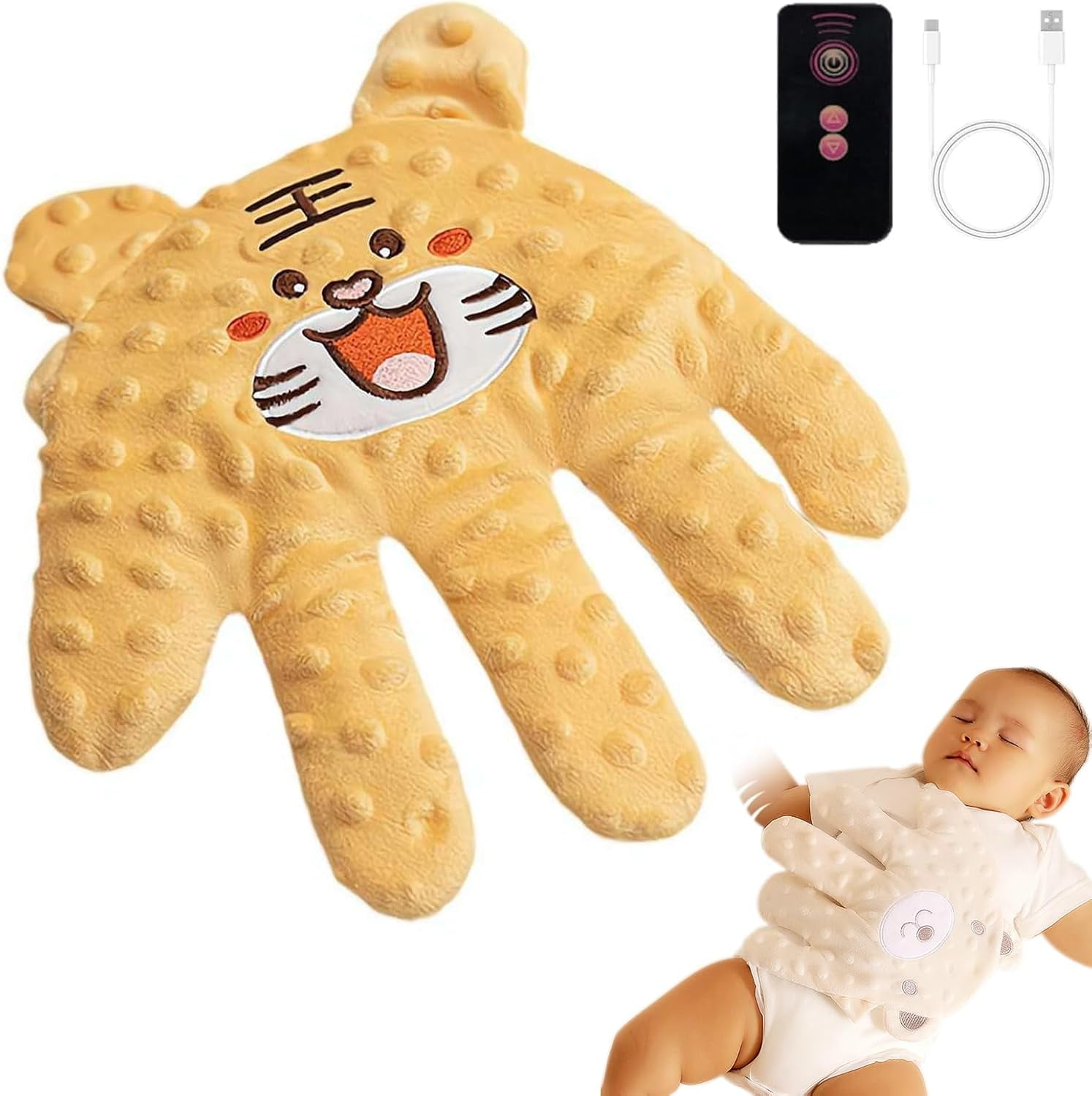 HeaCare Baby Soothing Palm, Baby Patter for Sleep, Baby Startle ...