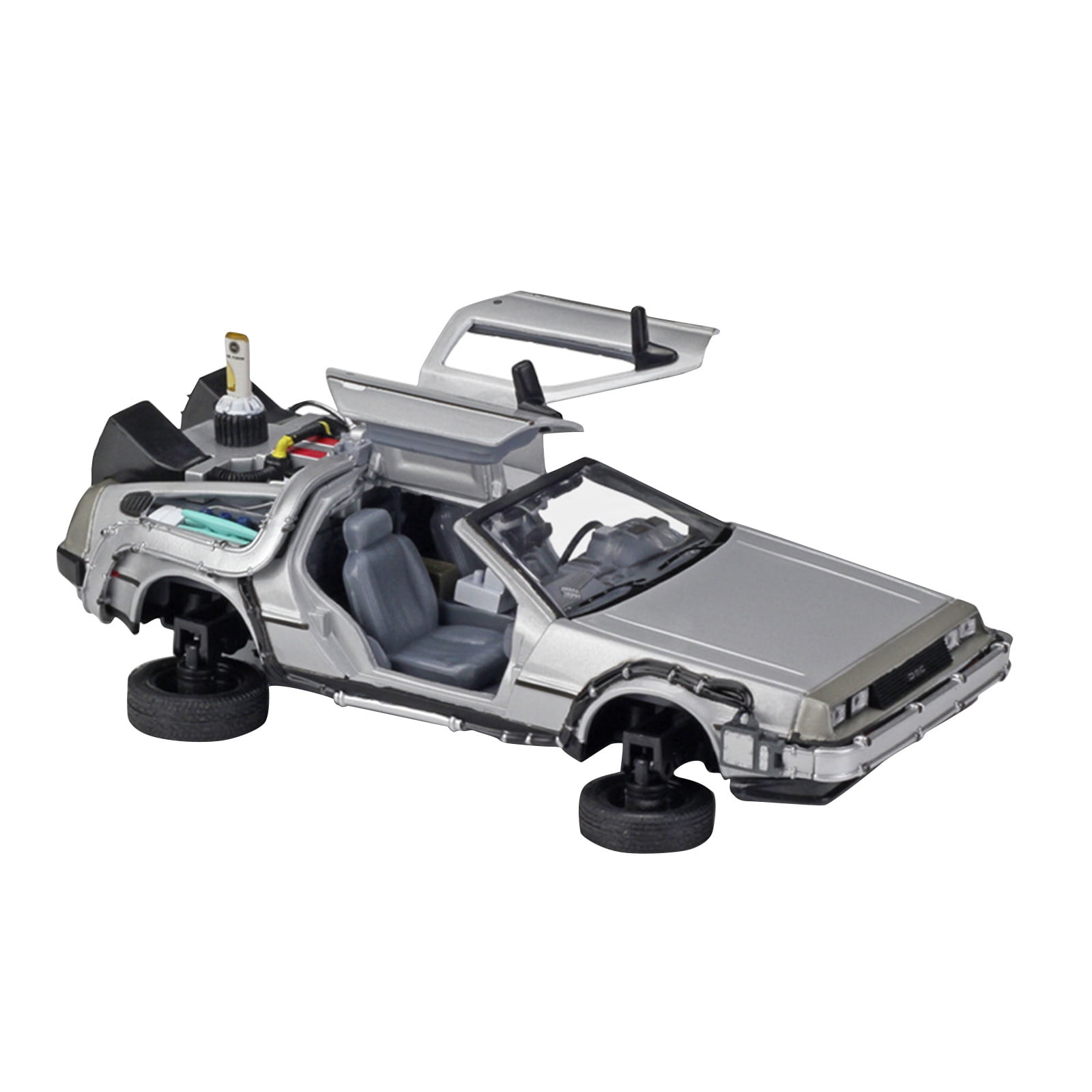 HeaCare Back to the Future Anime Toys DMC-12 DeLorean Car Toy with ...